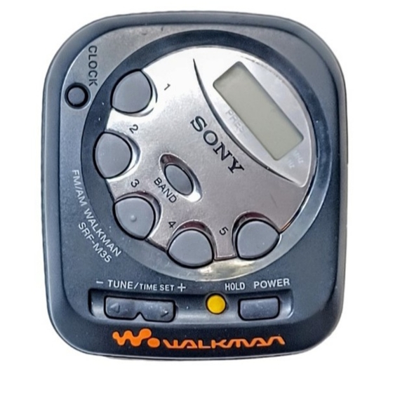 Sony | Portable Audio & Video | Sony Walkman Srfm35 Portable Clock Amfm Radio Wbelt Clip Vintage ...